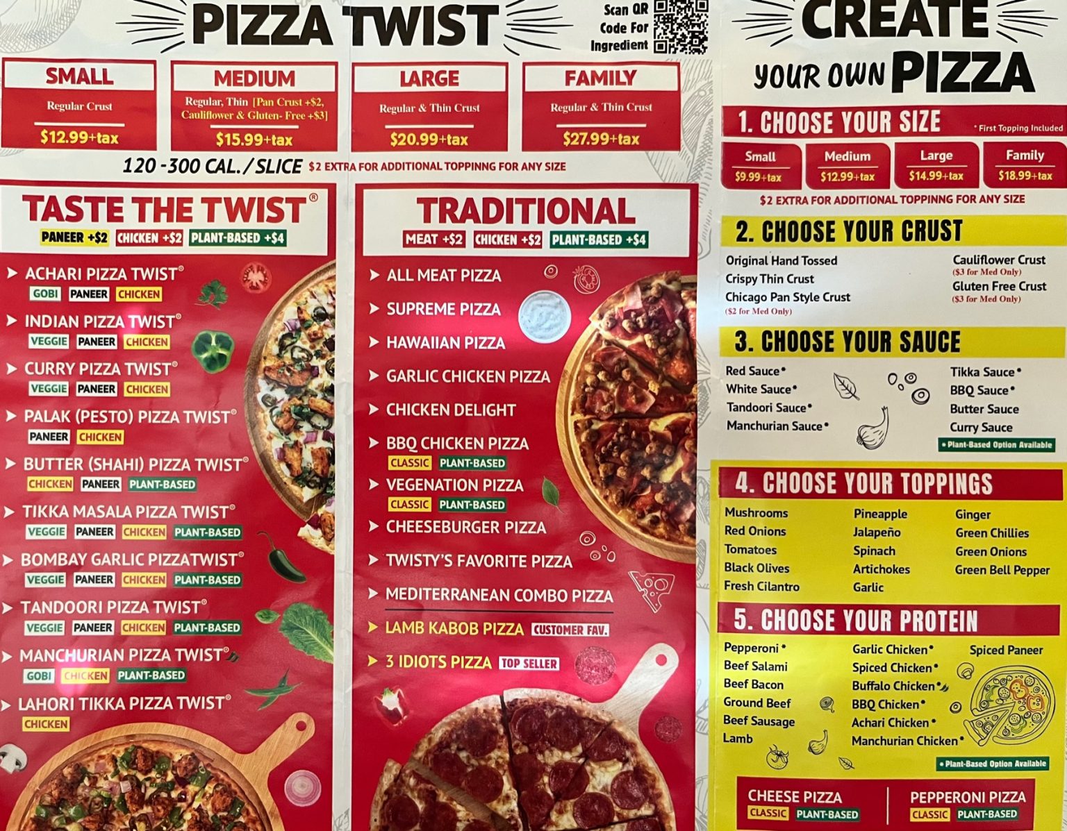 Now Open: Pizza Twist – Flavorful Indian Style Pizza Joint – Vegasdesi.com