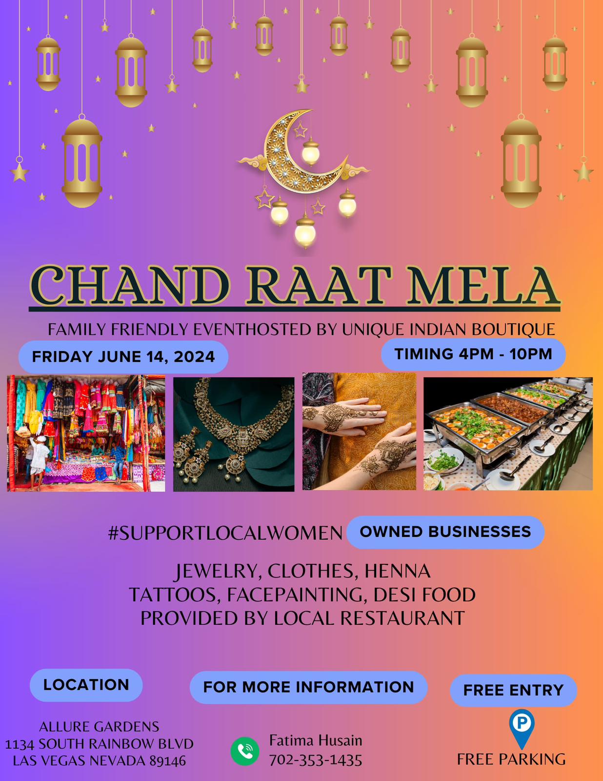 Chand Raat Celebrations – Vegasdesi.com